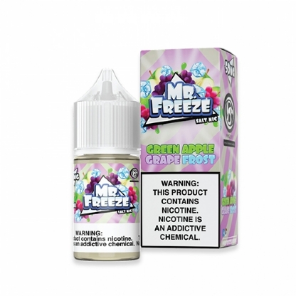 Líquido Mr. Freeze - Nicsalt - Green Apple Grape Frost - 30ml