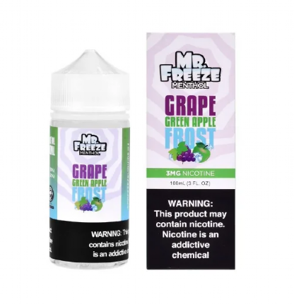 Líquido Mr Freeze - Grape Green Apple Frost - 100ml