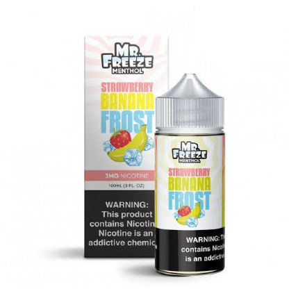 Líquido Mr Freeze - Strawberry Banana Frost - 100ml