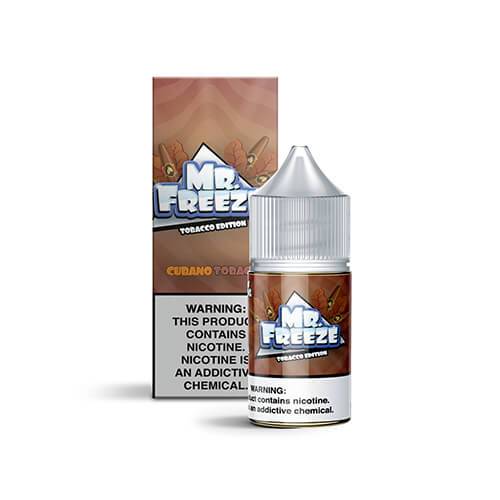 Líquido Mr. Freeze Nicsalt - Cubano Tobacco - 30ml