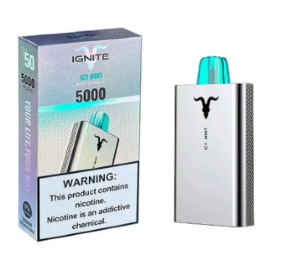 Ignite - V50 - Pod Descartável - 5000Puffs - 5% (50mg) - (Recarregável)