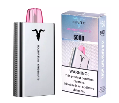 Ignite - V50 - Pod Descartável - 5000Puffs - 5% (50mg) - (Recarregável)